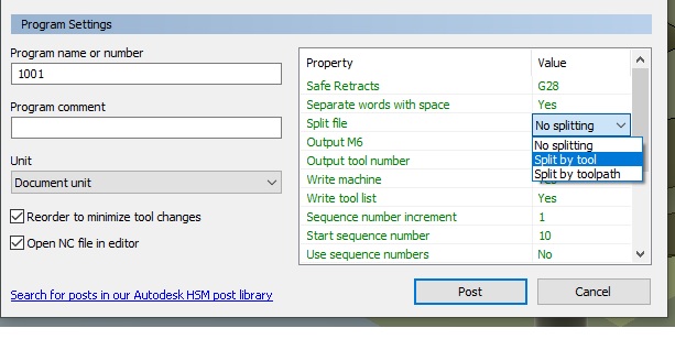 Solved: Need feedrate change for a section of toolpath. 'Split toolpath' feature request ...