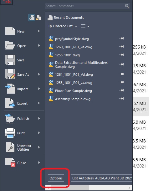 Options missing - Autodesk Community