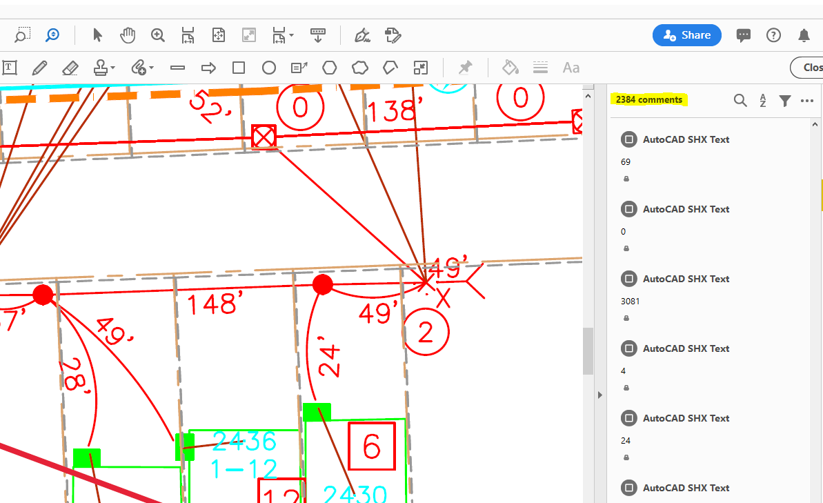 Solved: Plotting to PDF creates slow pdf files with a lot of shx text ...