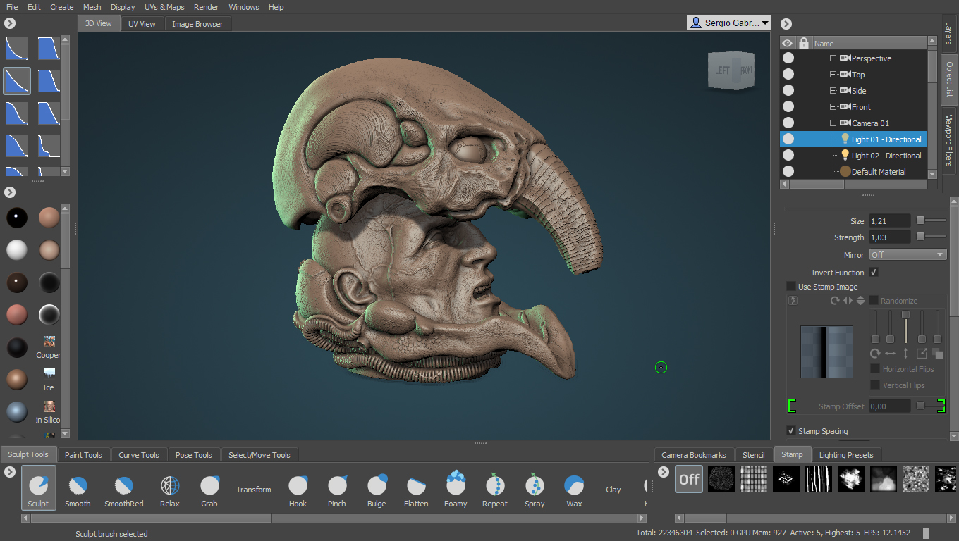Prometheus Engineer Head Mudbox Digital Sculpt - Autodesk Community