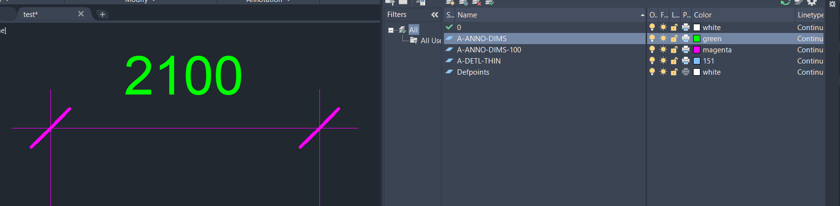 Solved: Dimension line & text color - Autodesk Community