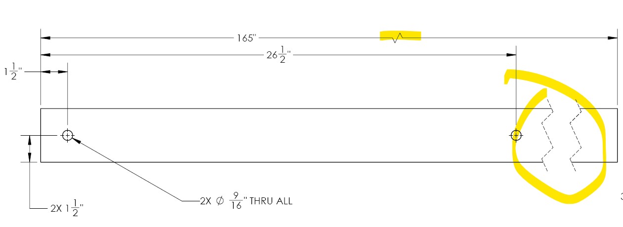 Can you foreshorten dimensions using breaklines? - Autodesk Community