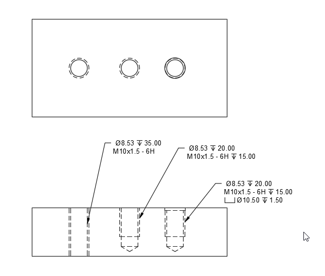 Solved: Drill and Tap Callouts - Autodesk Community