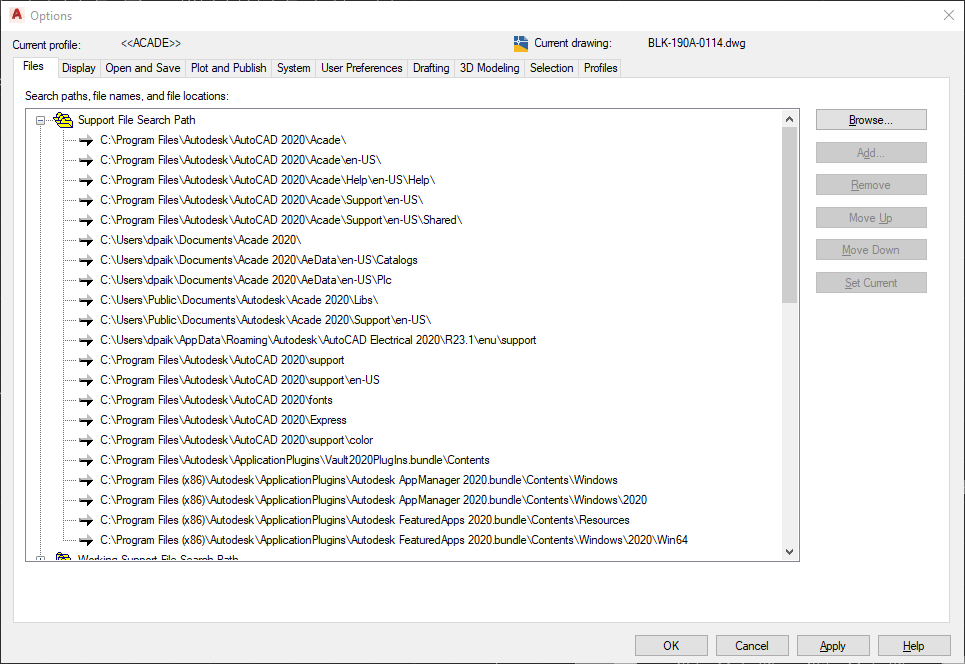 2020 AUTOCAD ELECTRICAL PROJECT MANAGER - Autodesk Community