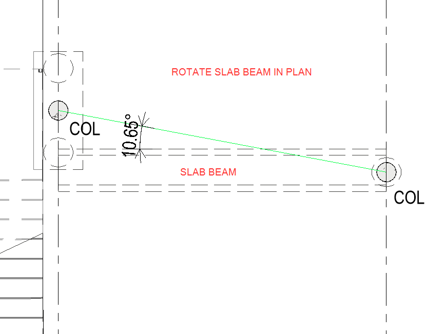 Rotate slab beams in plan - Autodesk Community