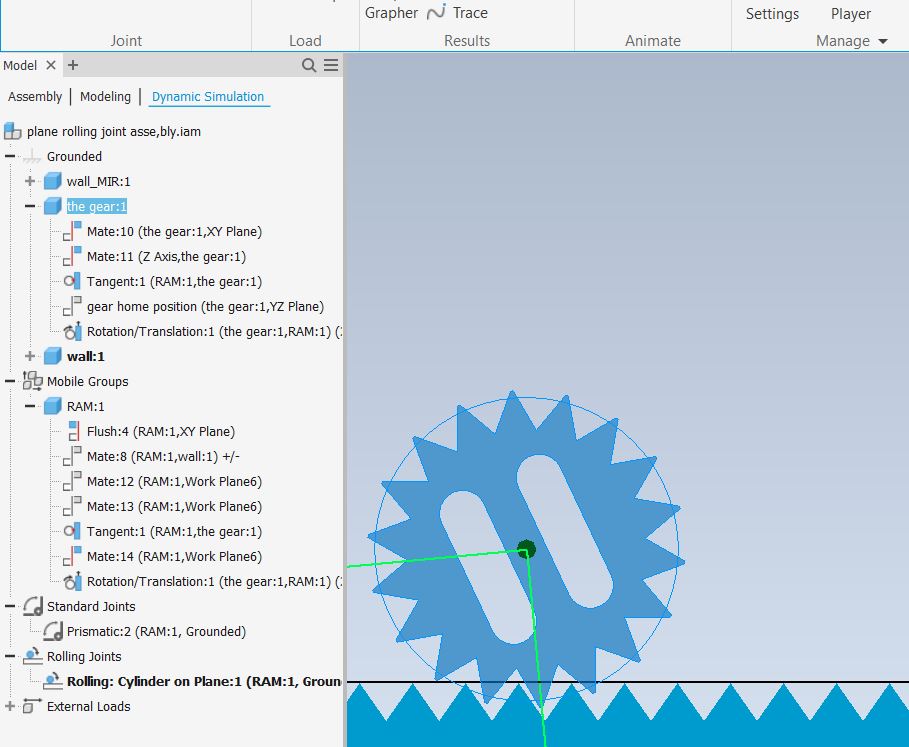 Solved: dynamic simulation --- retain DOF - Autodesk Community