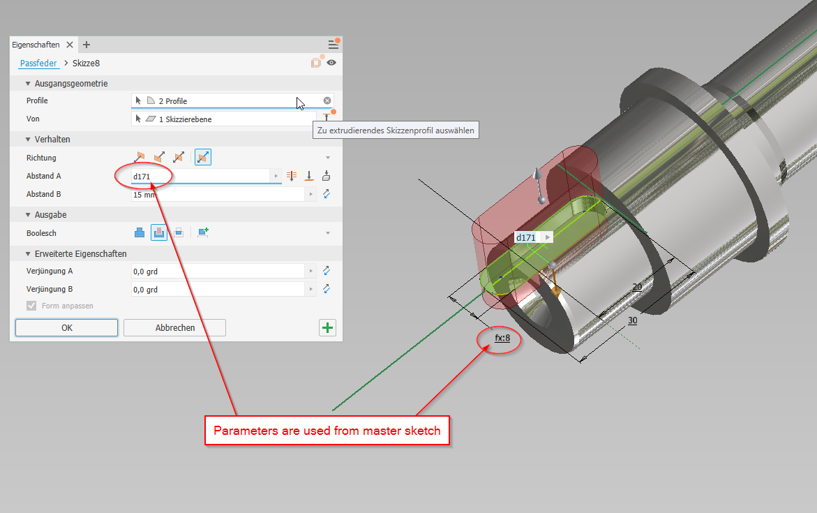 Solved: parameters with tolerances in Inventor, the tolerance value is ...