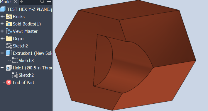 Solved Hole Direction Autodesk Community