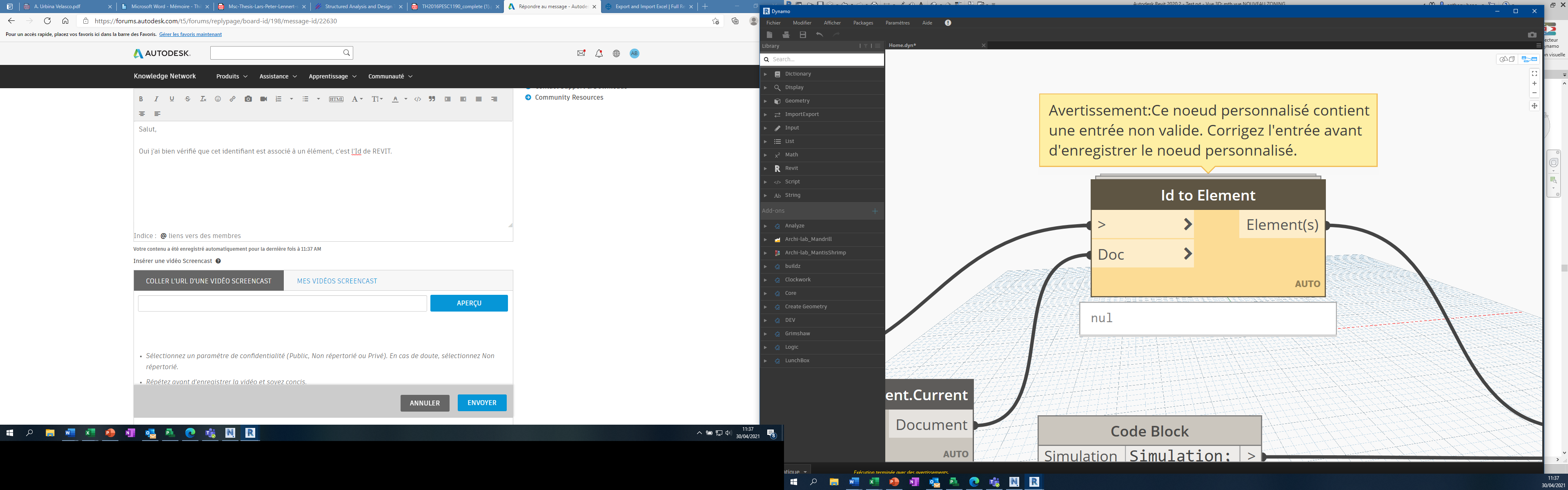 Résolu : DYNAMO import Excel - Autodesk Community