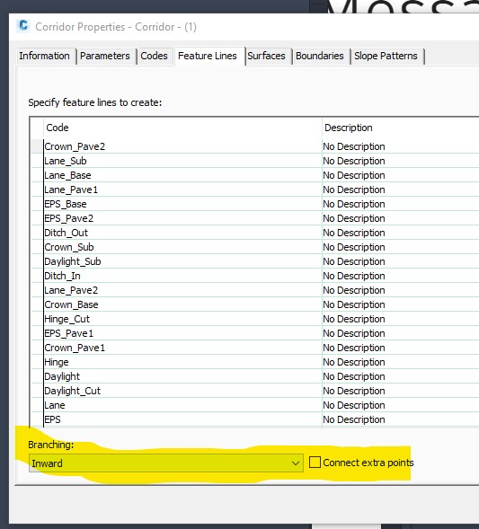 Solved: Data Referenced Corridor Code Set Style not working properly - Autodesk Community