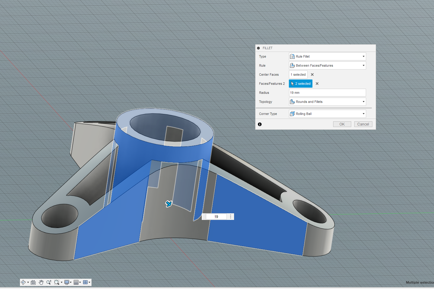 Solved: Face Fillet Feature between 2 Faces like Solidworks - Autodesk ...