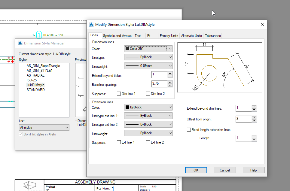 lineweight dimensions detail drawing - Autodesk Community