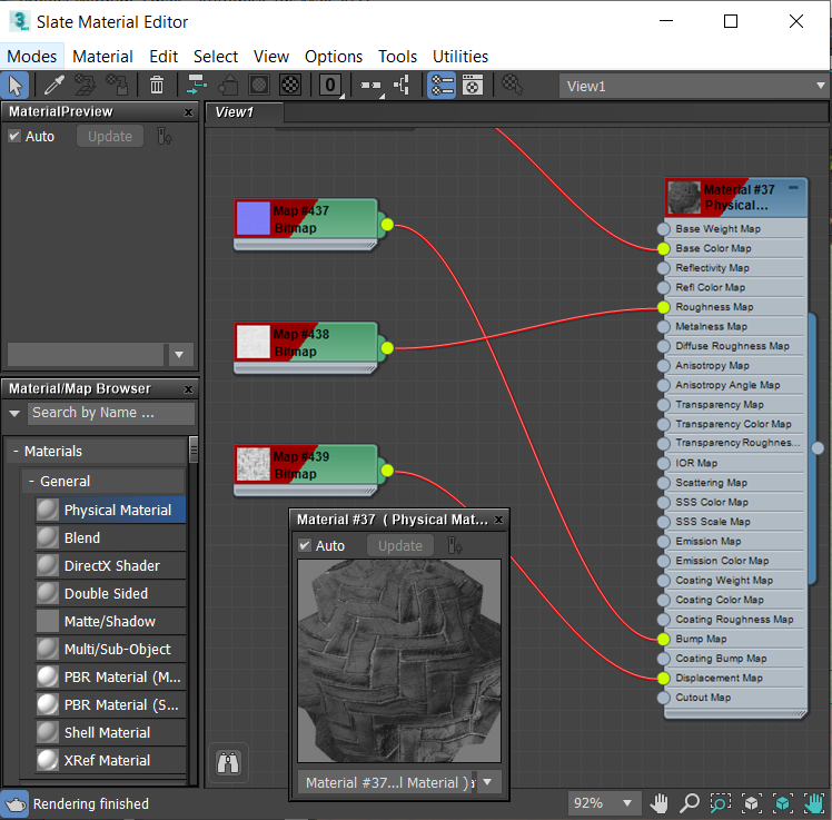 Displacement map distorts physical material - Autodesk Community