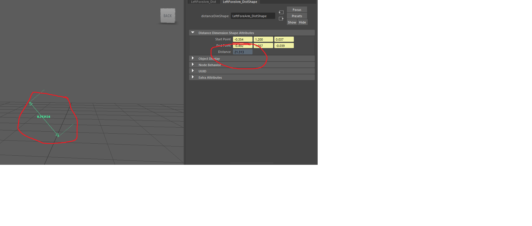 Solved: Does distanace node has bug ? Gives wrong distance - Autodesk Community