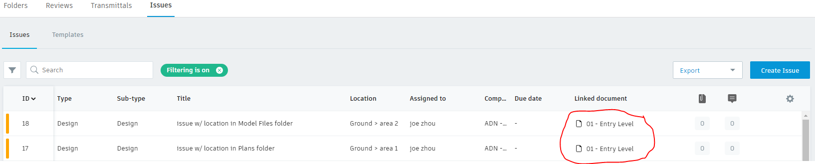 how to find BIM360 Issue's Linked Document in Docs folder? - Autodesk Community
