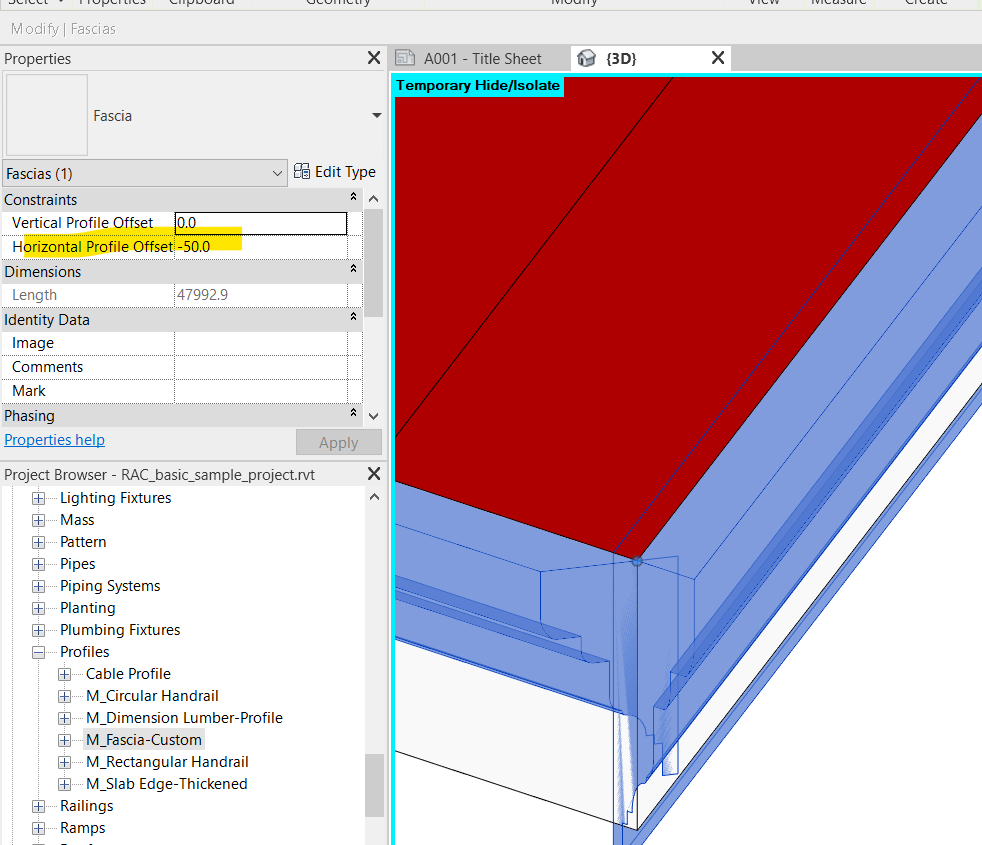 How to miter fascia edges? - Autodesk Community