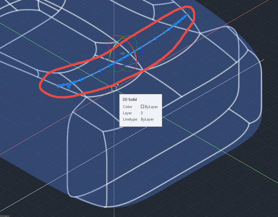 Creating a extrusion path along a surved surface - Autodesk Community