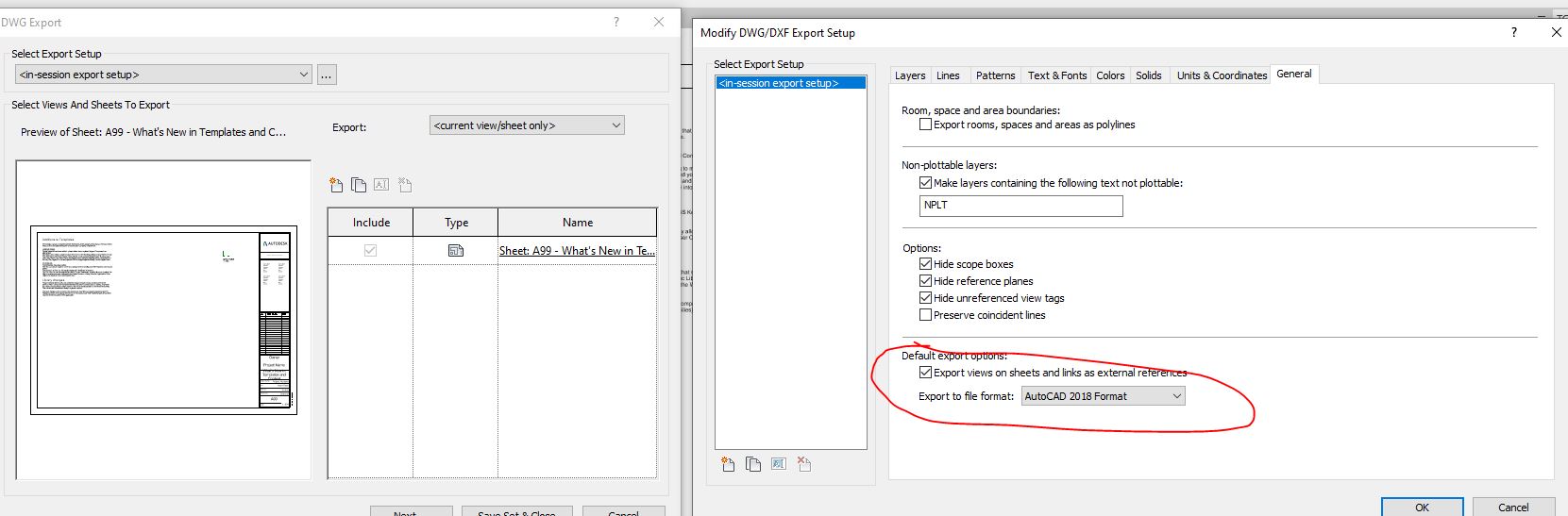 Titleblock missing from DWG Exports - Autodesk Community