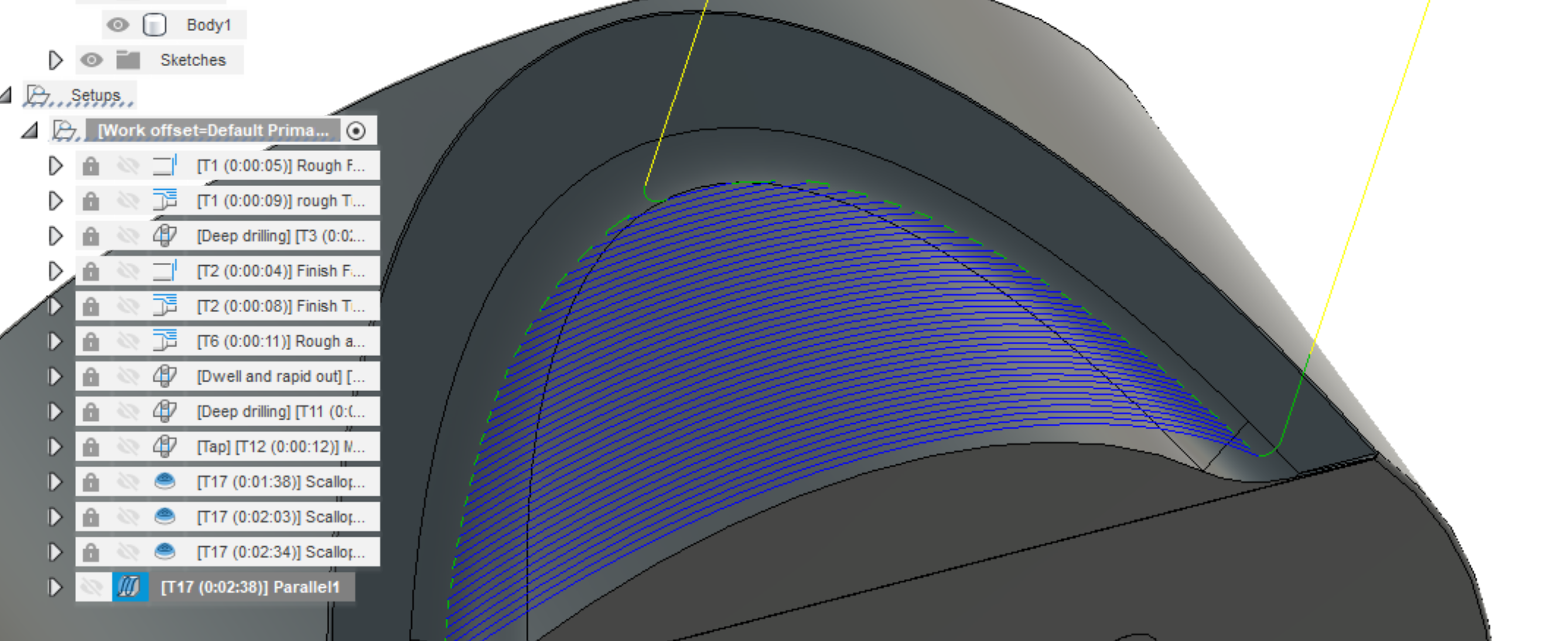 Scalloping a fillet - Autodesk Community