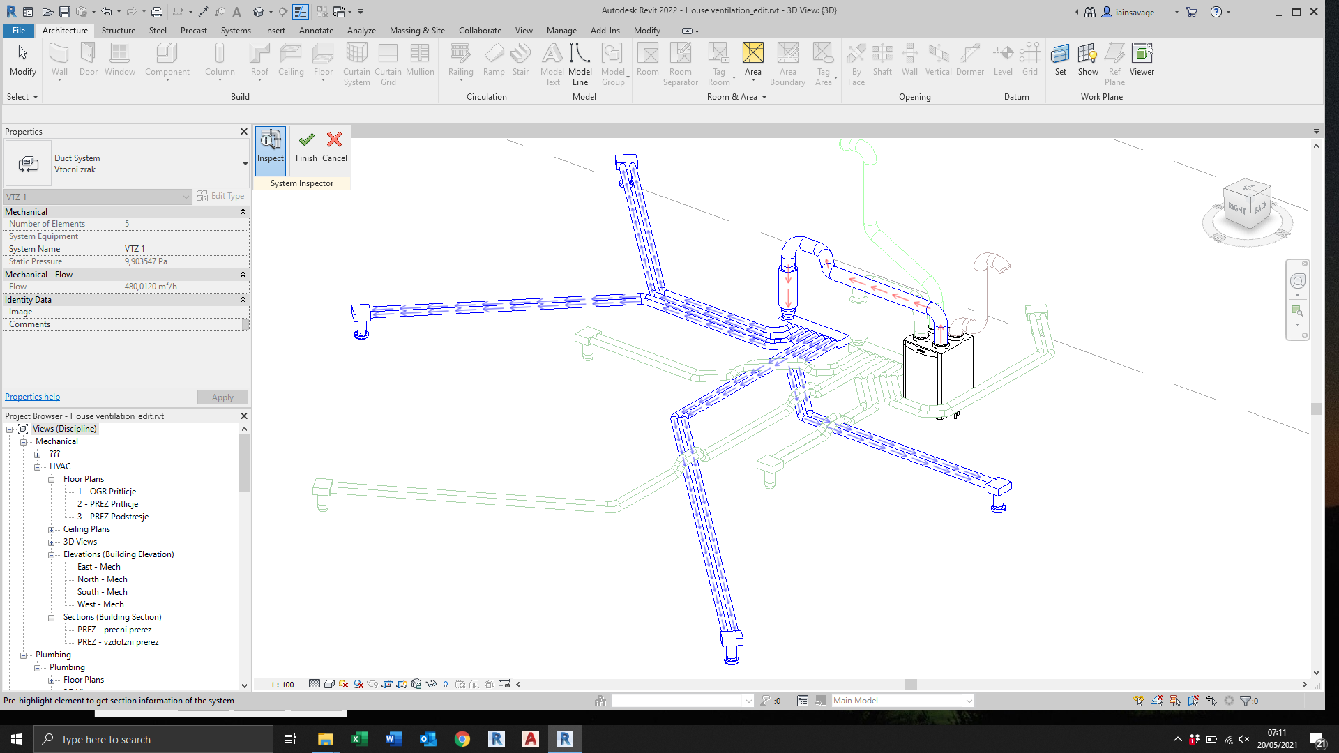 Solved: Duct flow throughout the system - Autodesk Community