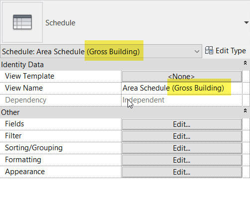 Solved: Determine Area Scheme from Schedule in template - Autodesk ...