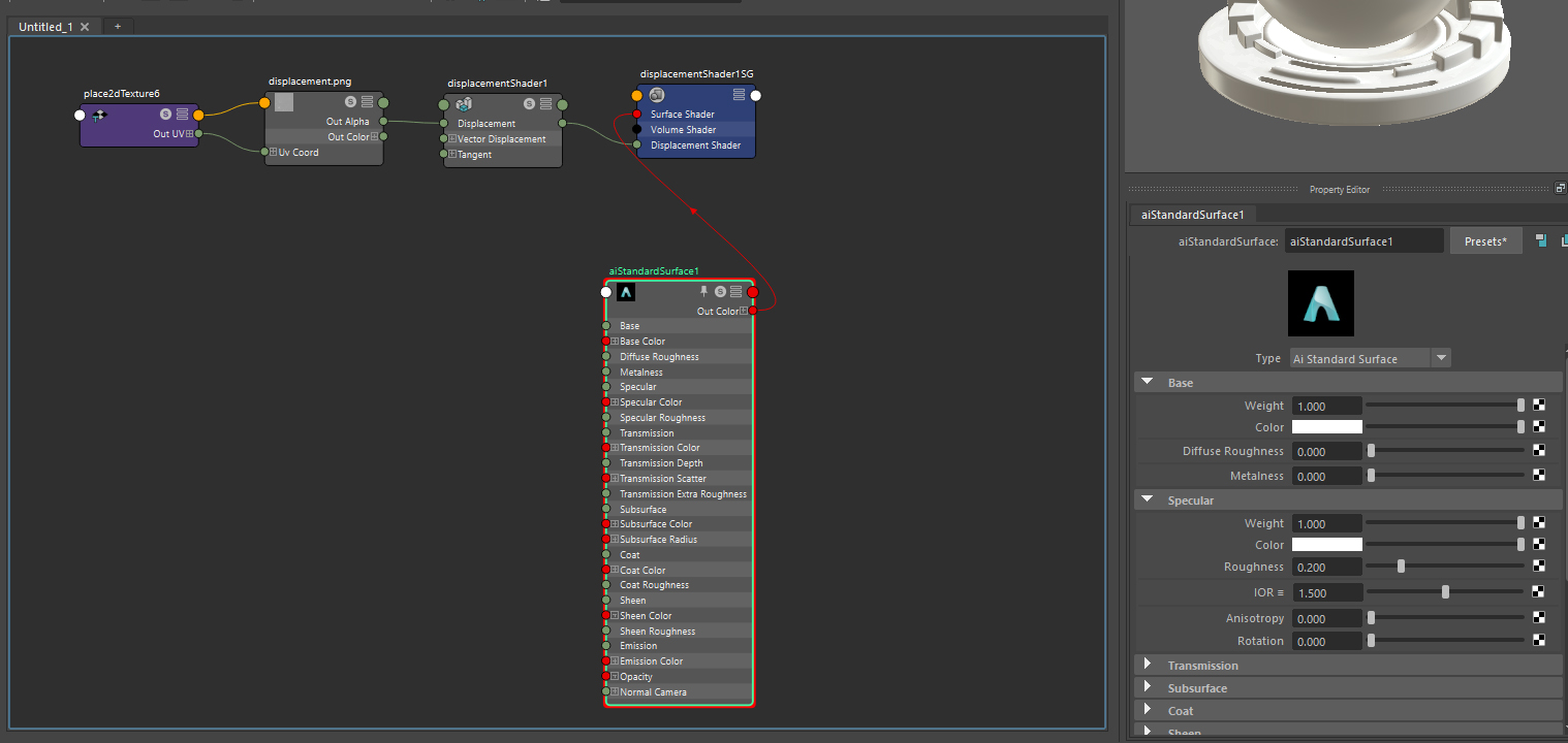 Solved: HELP - I can't make my displacement map work at all in Arnold ...