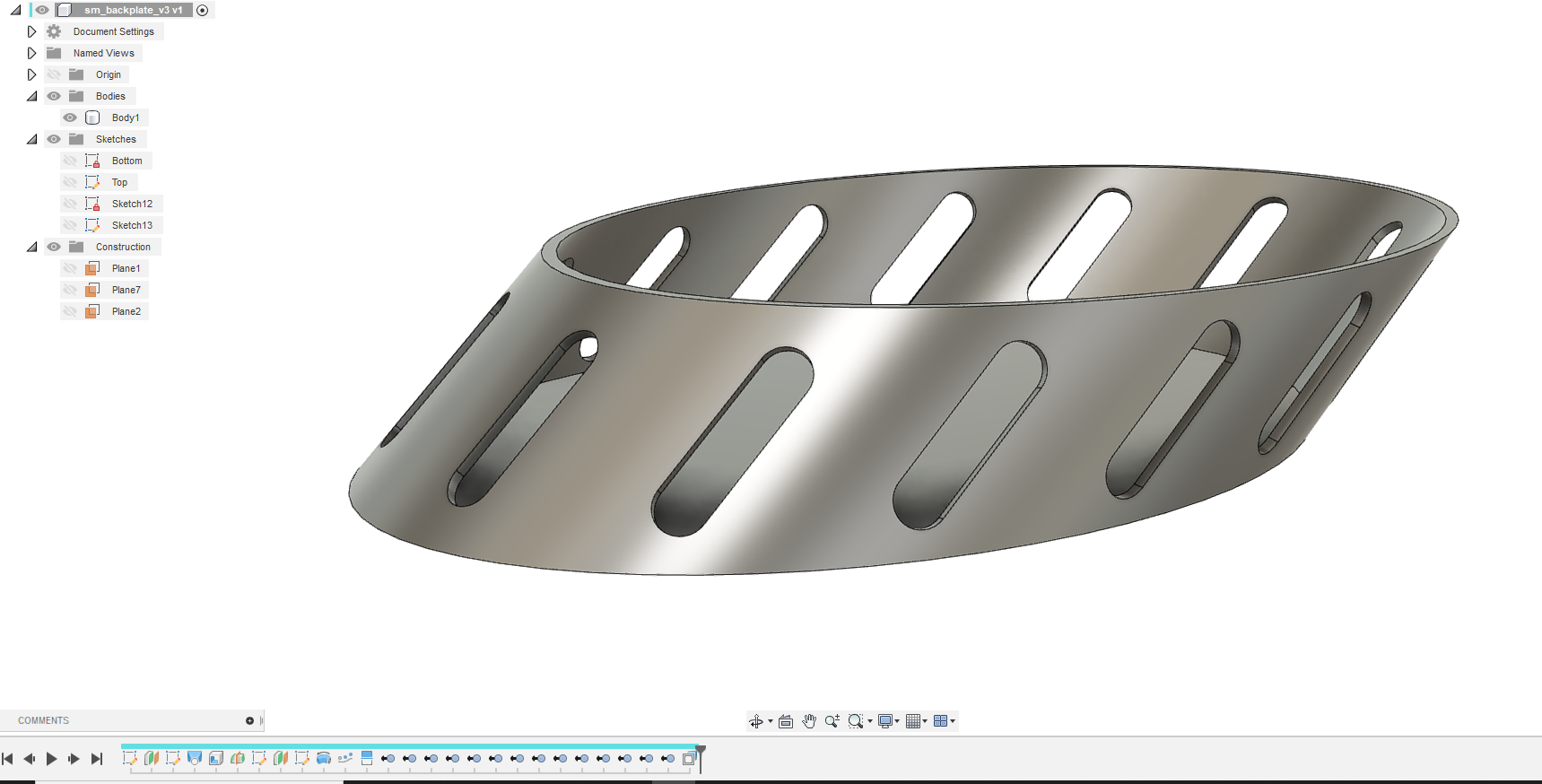 Solved: Pattern/revolve around an elliptical, tapred surface - Autodesk Community