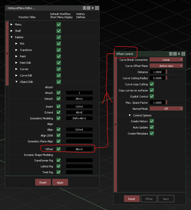 Solved: Binding the options window of a tool to a hotkey - Autodesk Community