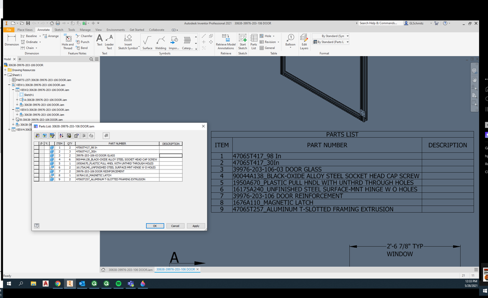 Solved: PARTS LIST malfunction - Autodesk Community
