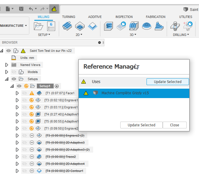 Solved: Machine Simulation - After change of post-processor on the machine, unable to update ...