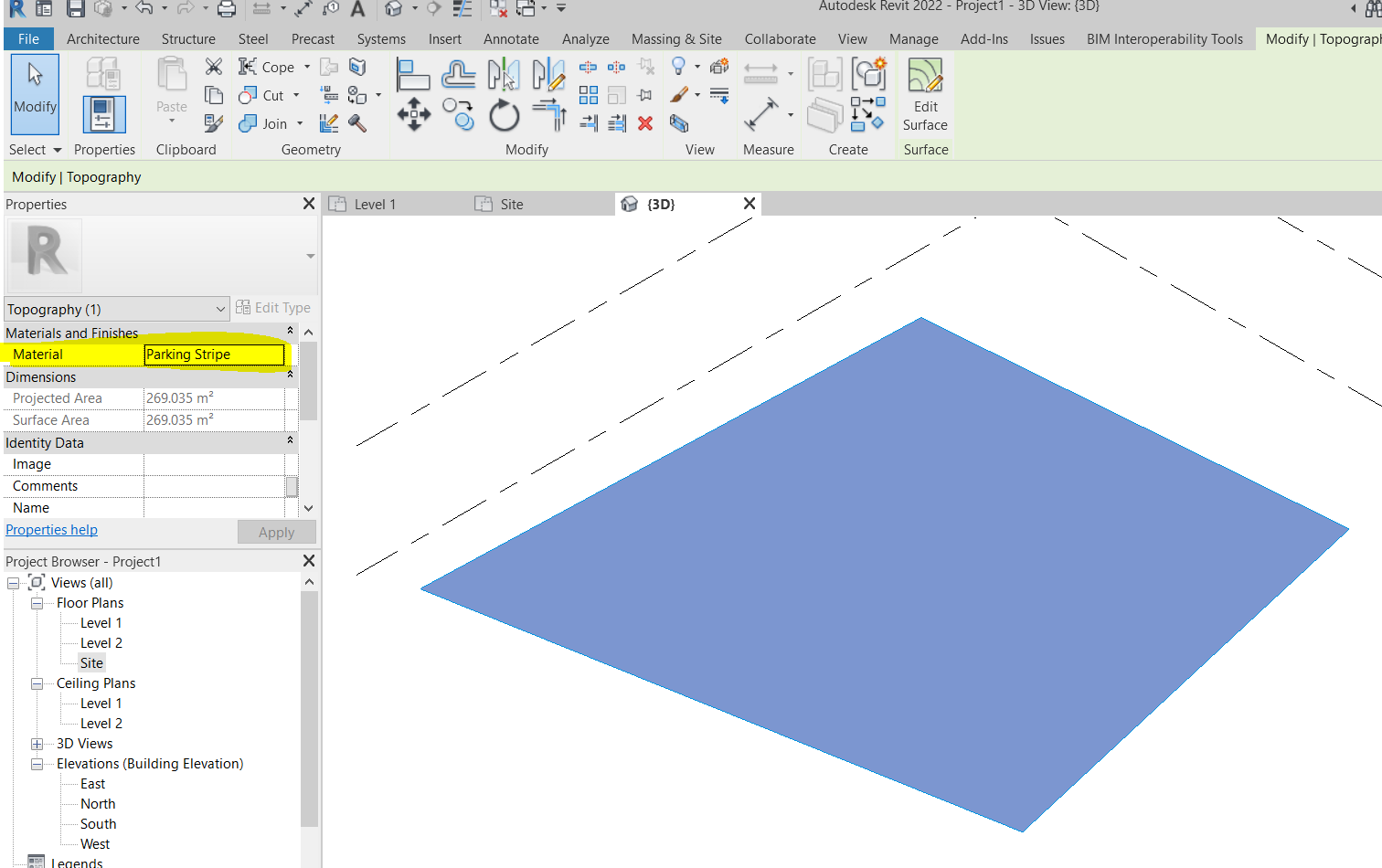 Cannot Update Topography Material - Autodesk Community