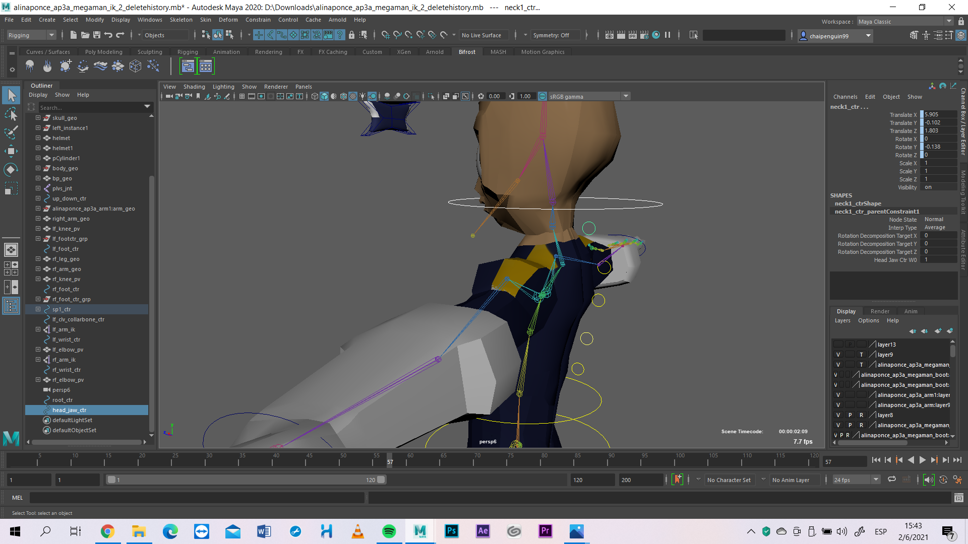 Solved: Controllers will move when parenting to other controllers - Autodesk Community