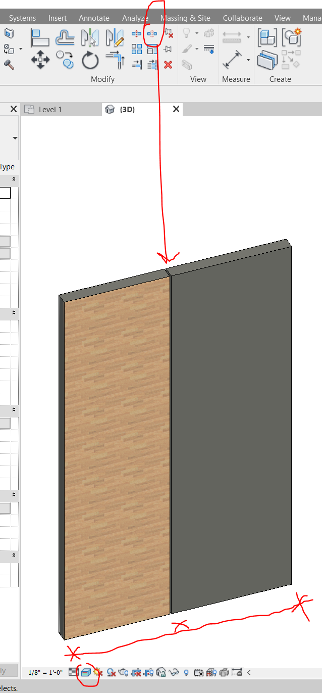 Split with Gap walls without losing PAINT textures applied. - Autodesk ...