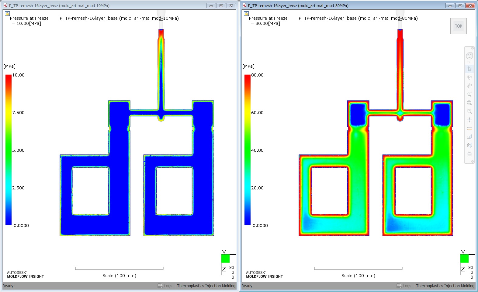 Solved: Does Moldflow can not predict Orientation effects in 3D element ...
