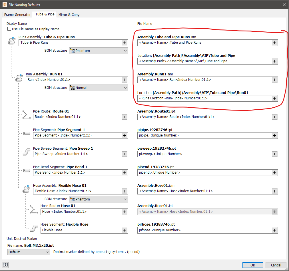File Naming Defaults for Cable & Harness - Autodesk Community