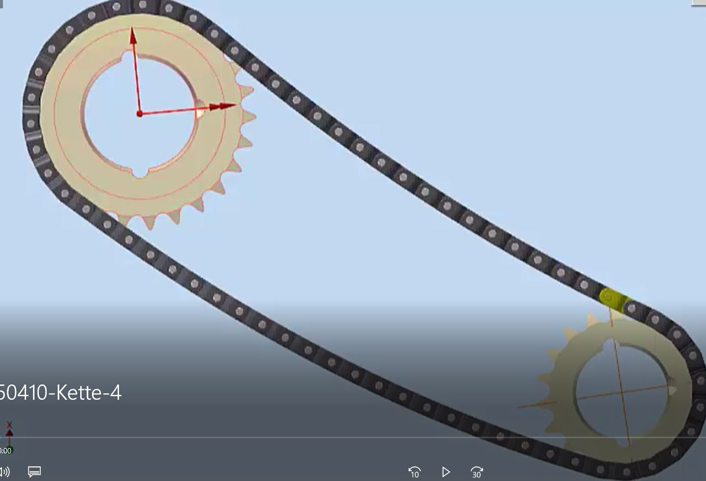sagging the chain when animating a chain - Autodesk Community