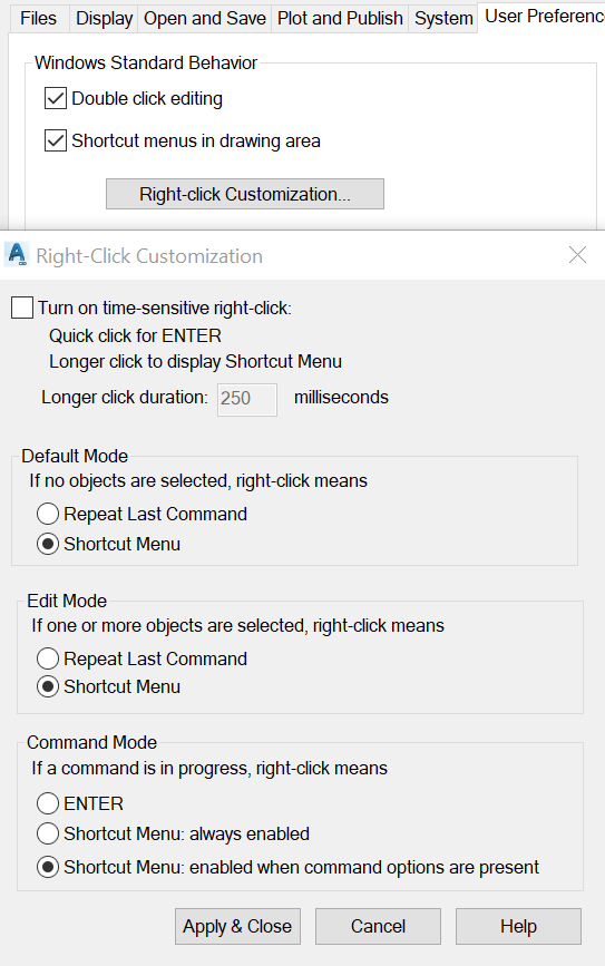 Solved: Shift + right click not working (no snap menu) - Autodesk Community