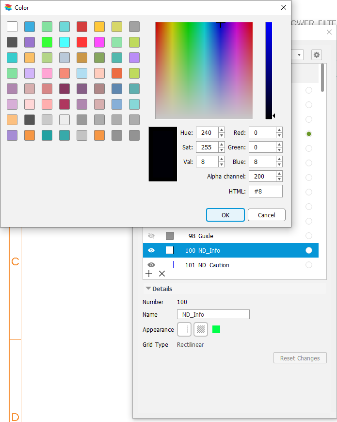 Layer colors in the schematic - Autodesk Community