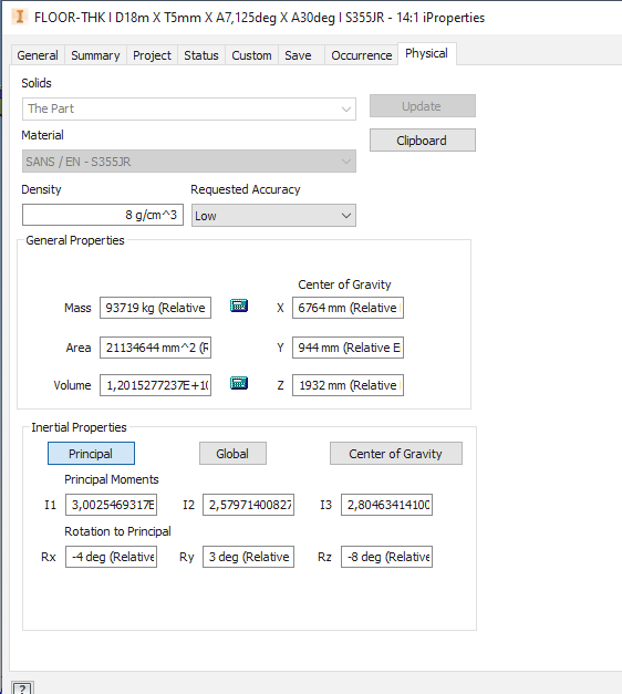Different Physical Properties - Autodesk Community