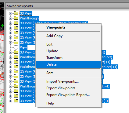 Solved: Remove all Viewpoints - Autodesk Community