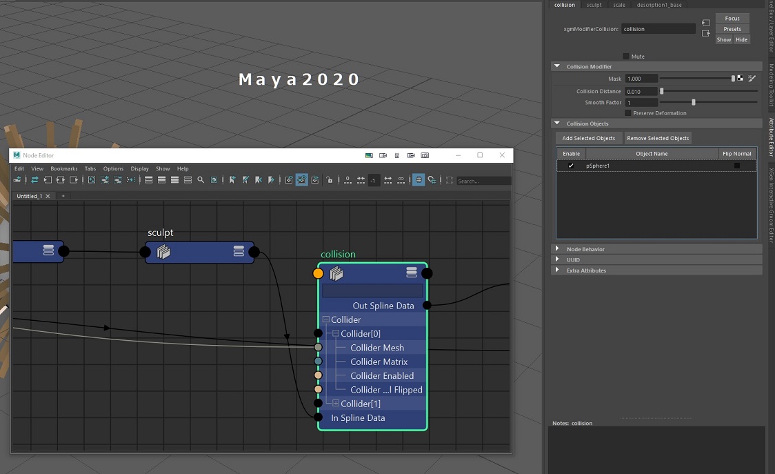 解決済み: Xgen collisionのCollision Objectsの項目に何も表示されない - Autodesk Community
