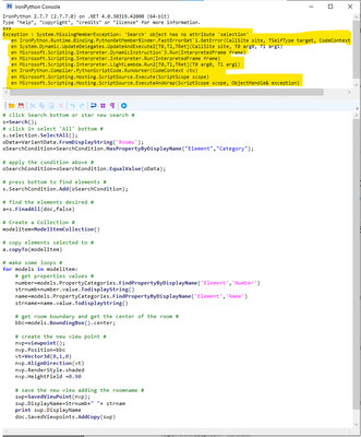 Solved: Create Search Set_NavisworkPythonShell_Python - Autodesk Community