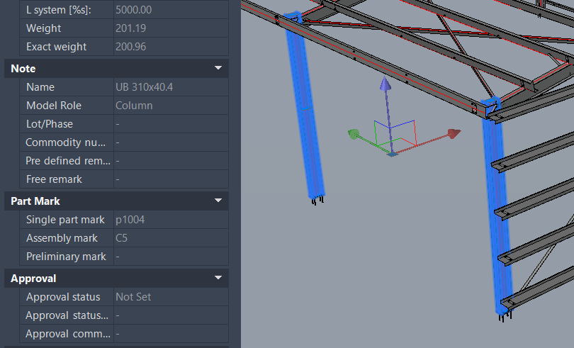 Solved: Problem renumbering the columns, (different columns receive same assembly mark ...