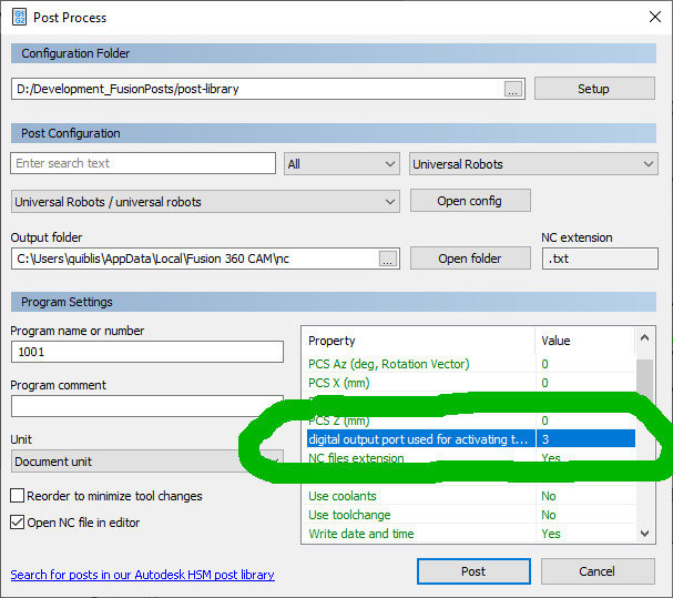 Solved: Ur Robot Post processor plasma fail - Autodesk Community