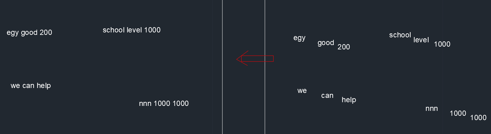 Solved: many indvidual txts to one line text within area or distance - Autodesk Community