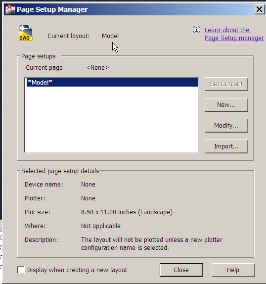 Solved: Add Plot Config Not saving to current Dwg - Autodesk Community