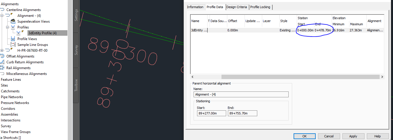 How to modify the stations of an elevation profile - Autodesk Community