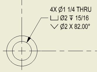Recessed Countersunk Holes - Autodesk Community