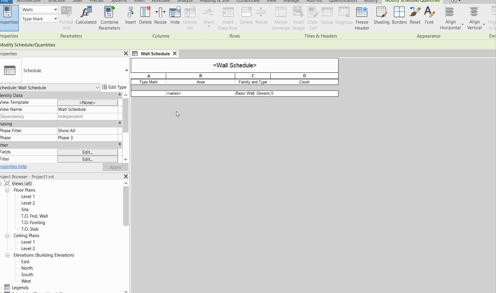 Solved: Wall schedule areas error - Autodesk Community