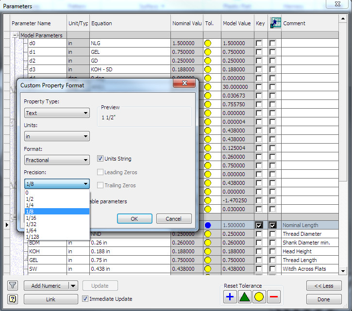 Solved: Fractional length for std Content Center parts - Autodesk Community